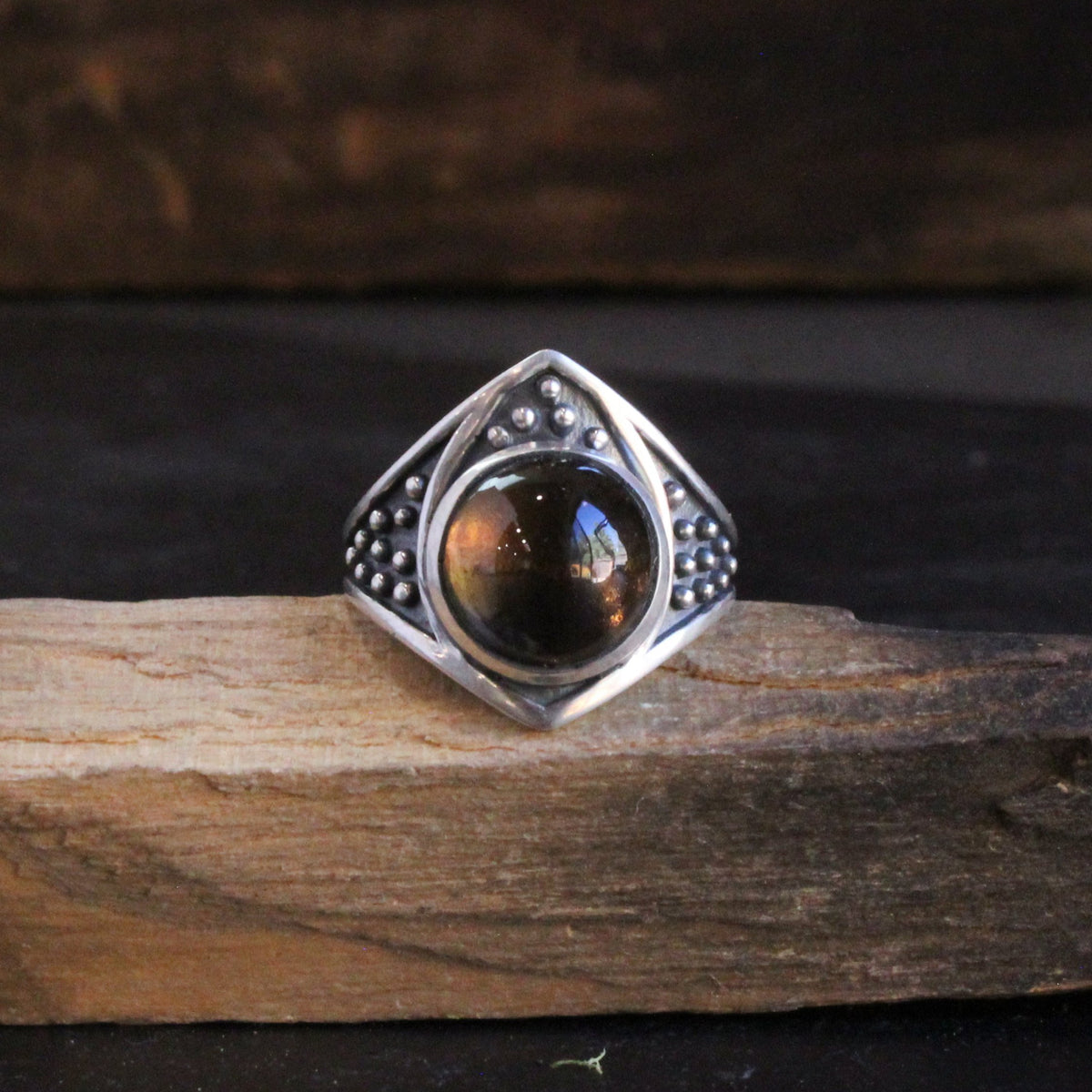 Draco Ring // Smoky Quartz – Acid Queen Jewelry