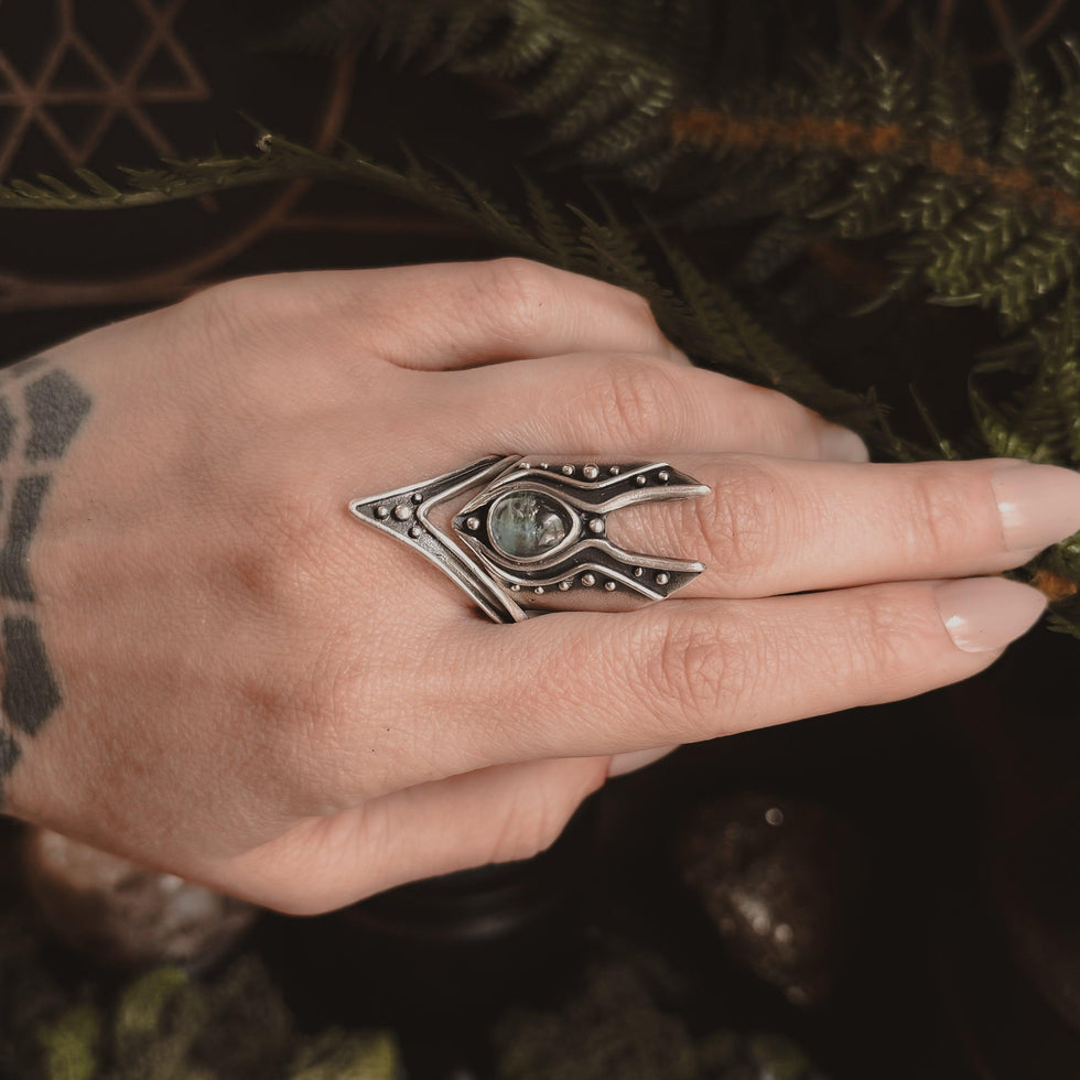 Freya Ring - Sterling Silver – Acid Queen Jewelry