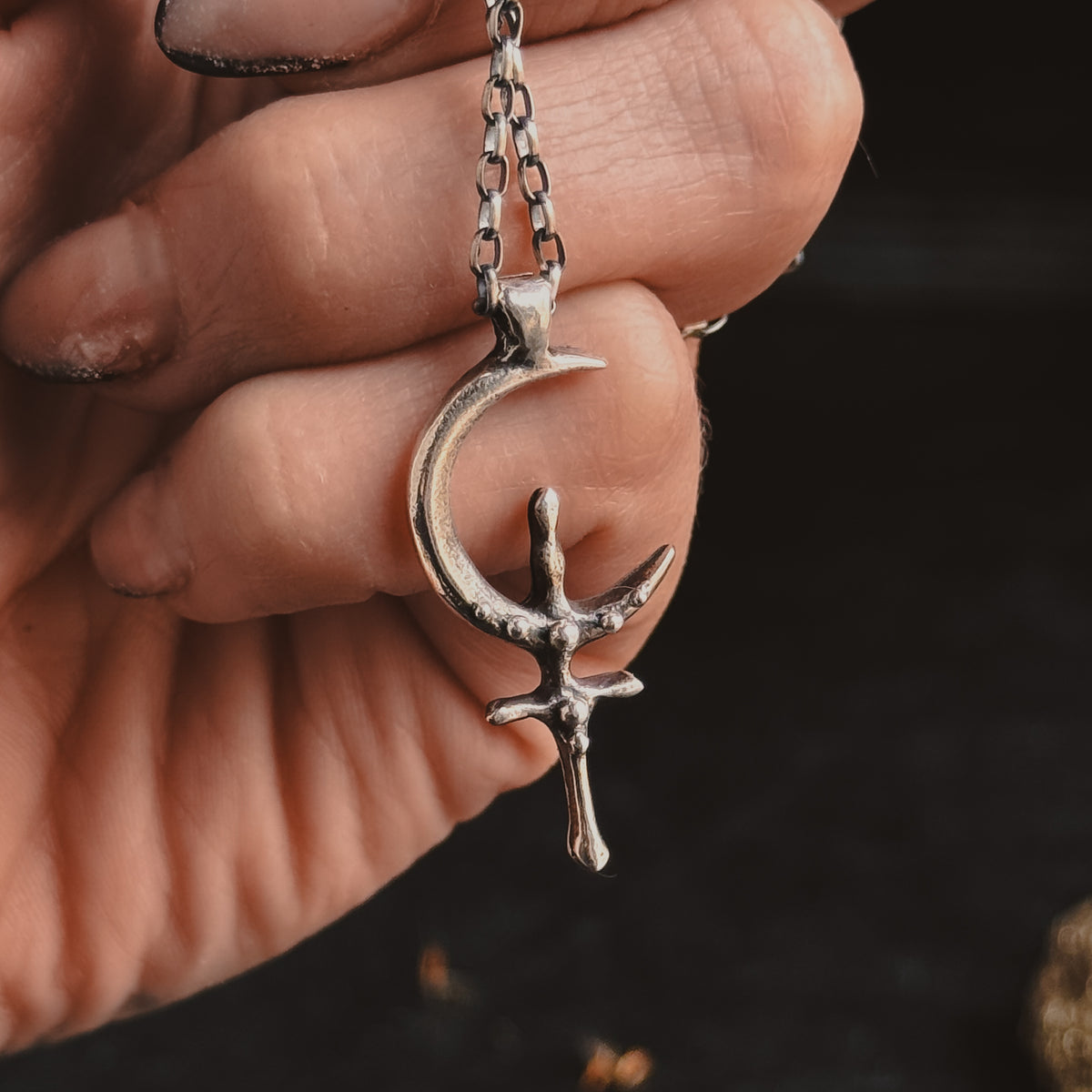 Lilith Cross Necklace – Acid Queen Jewelry